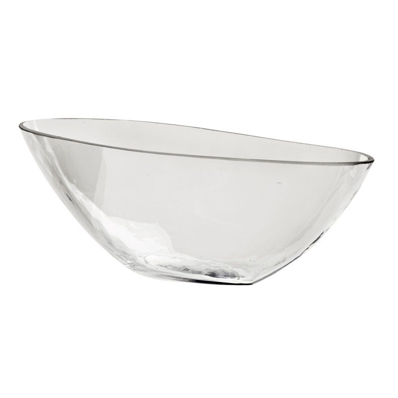 Oblong Glass Bowl - CT2797 - D&W Silks