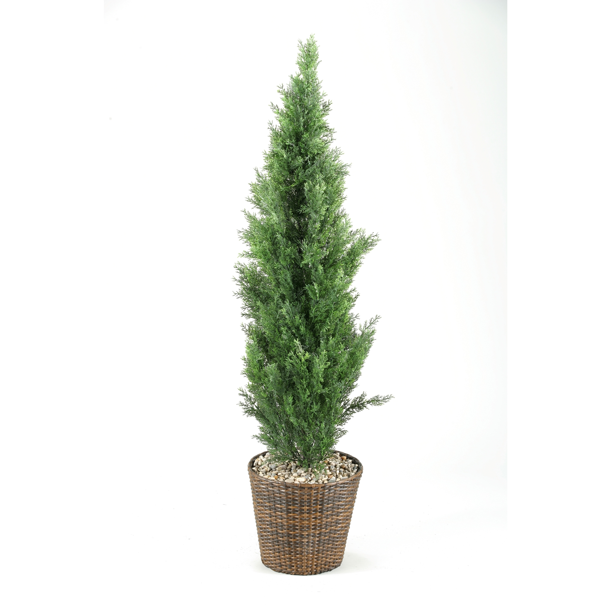 Cedar Tree in Round Planter – 312802|D&W Silks